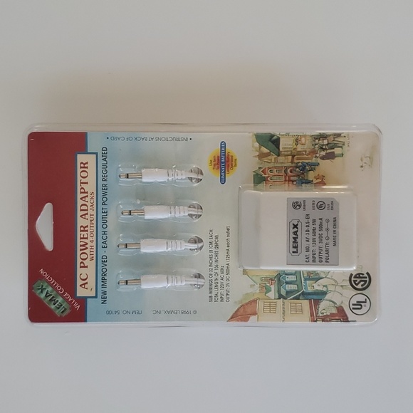 Lemax | Holiday | Lemax Village Collection 4 Output Ac Power Adaptor ...
